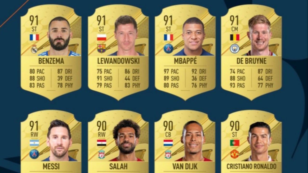 Los Futbolistas Con Mejores Valoraciones Del Videojuego Fifa 23